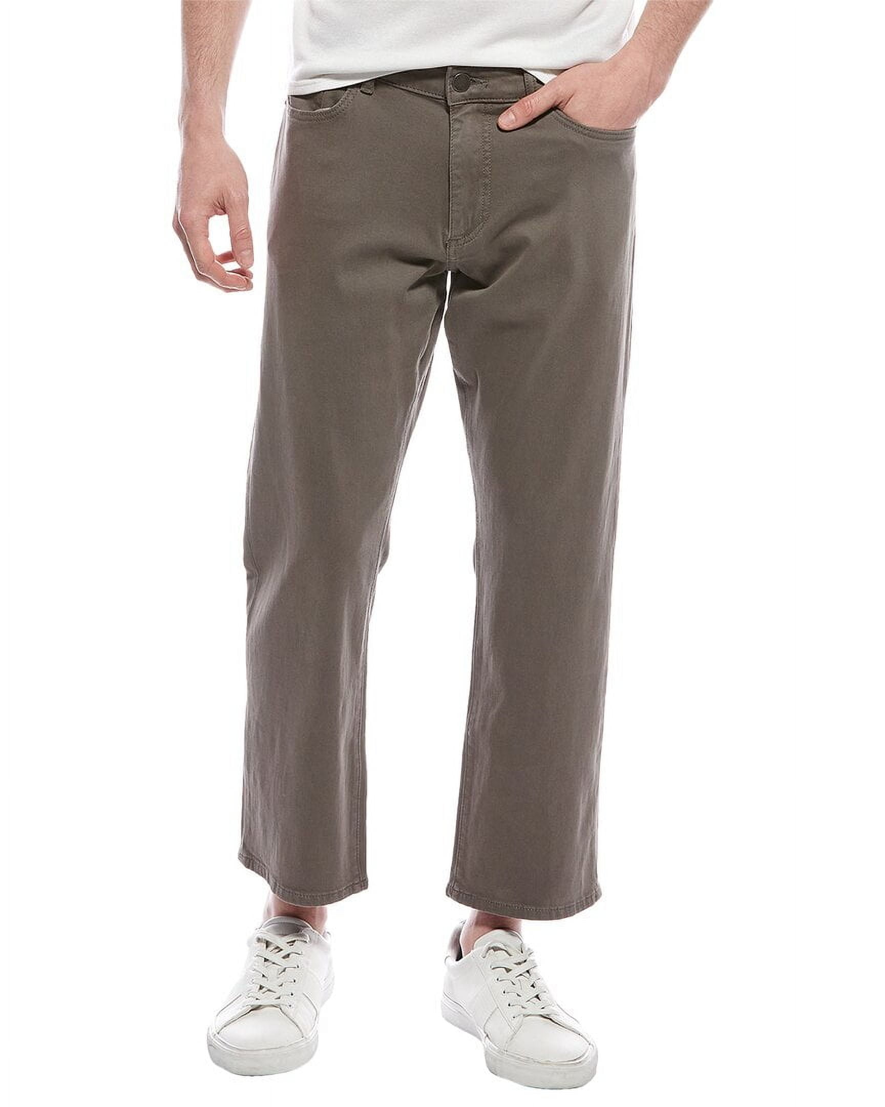 DL1961 mens Avery Slate Grey Twill Straight Jean, 35, Green - Walmart.com