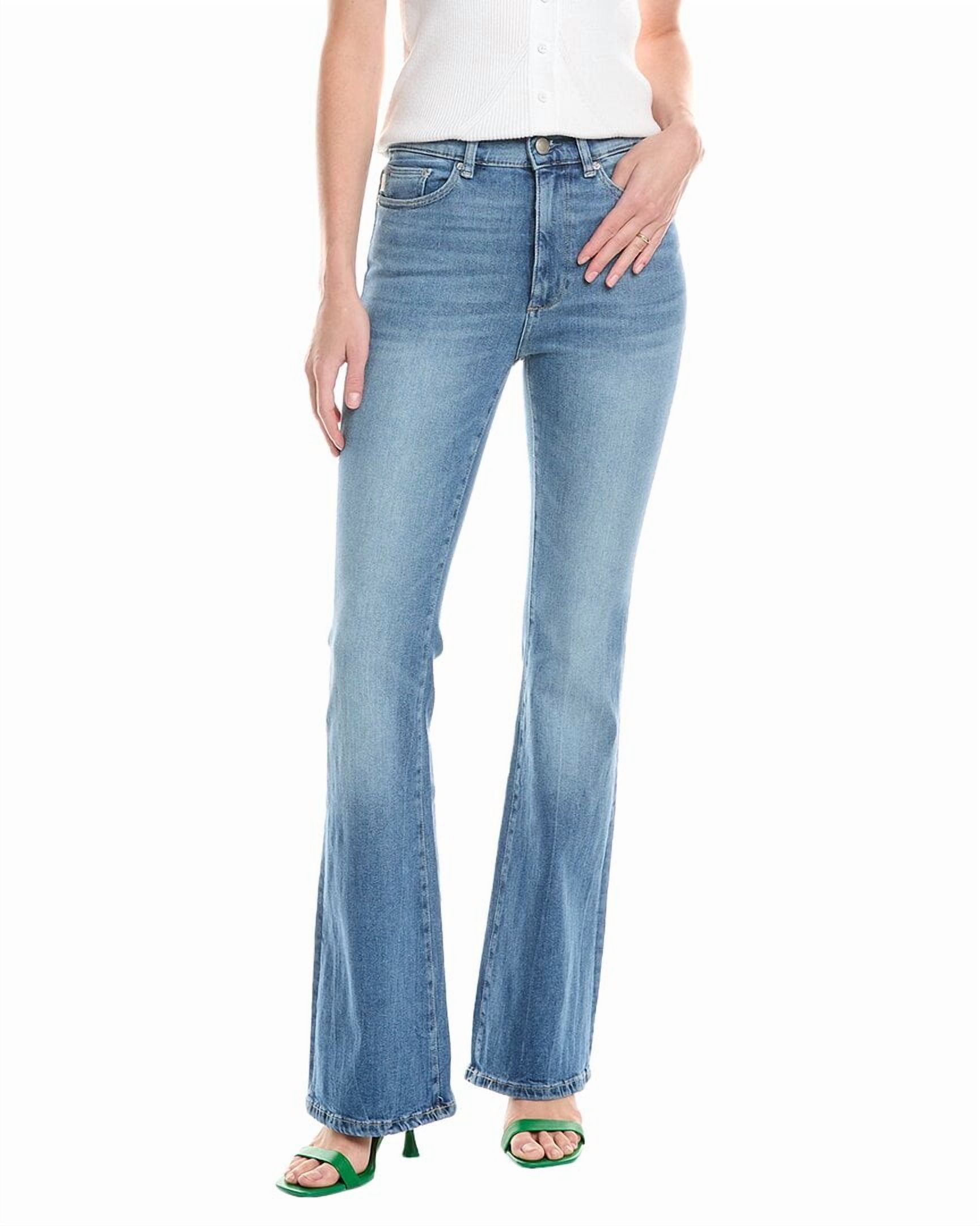 DL1961 womens Bridget Glendale Bootcut Jean, 32, Blue - Walmart.com