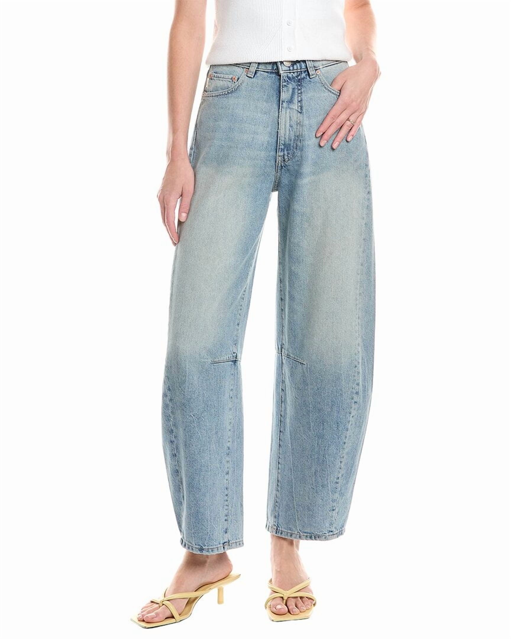 DL1961 womens Miro Tinted Light Barrel Jean, 28, Blue - Walmart.com