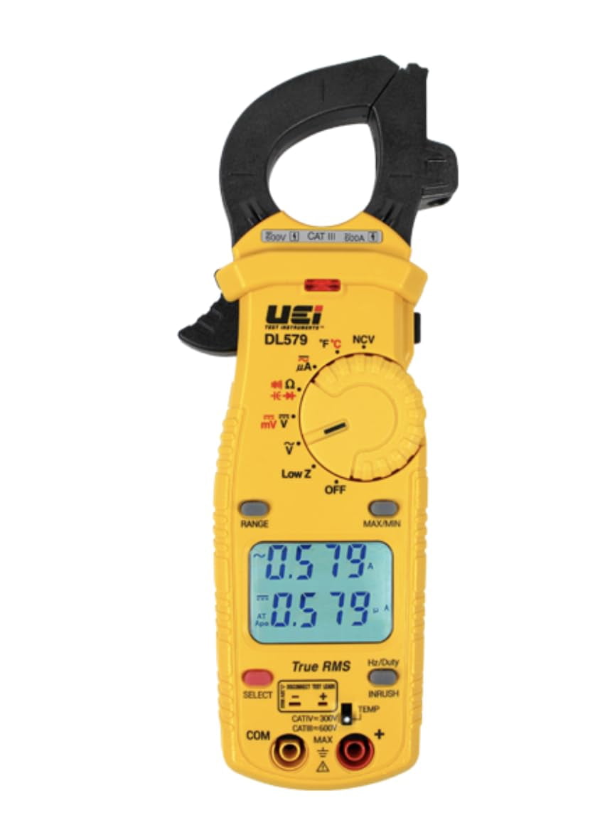 DL579 600A AC/DC, 600A Dual Display TRMS-CLAMP W/Temperature ...