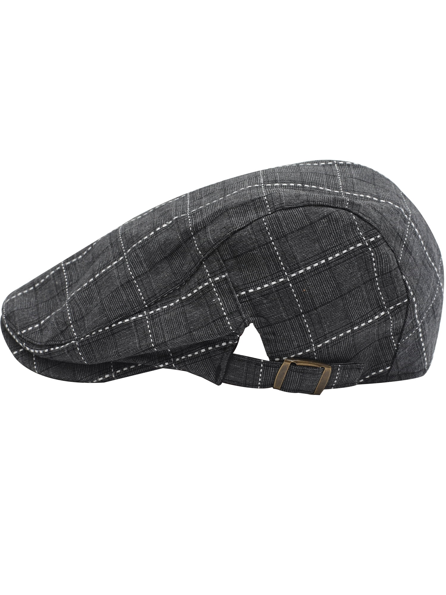 DLAPL Men's Cotton Flat Cap Summer Newsboy Beret Ivy Gatsby Cabbie ...