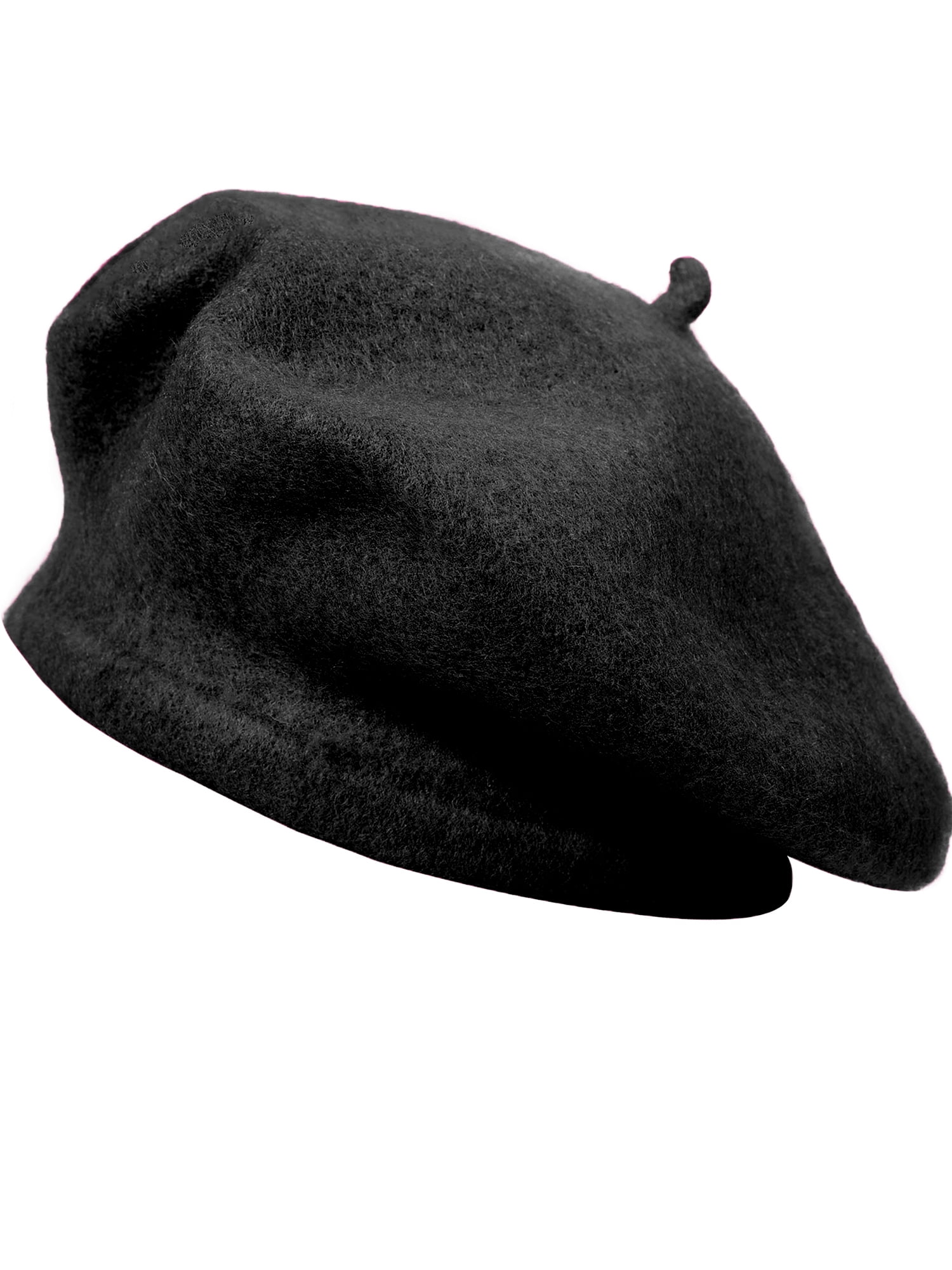 DLAPL Wool Beret Hat for Women Girls Solid Color Classic French Style ...
