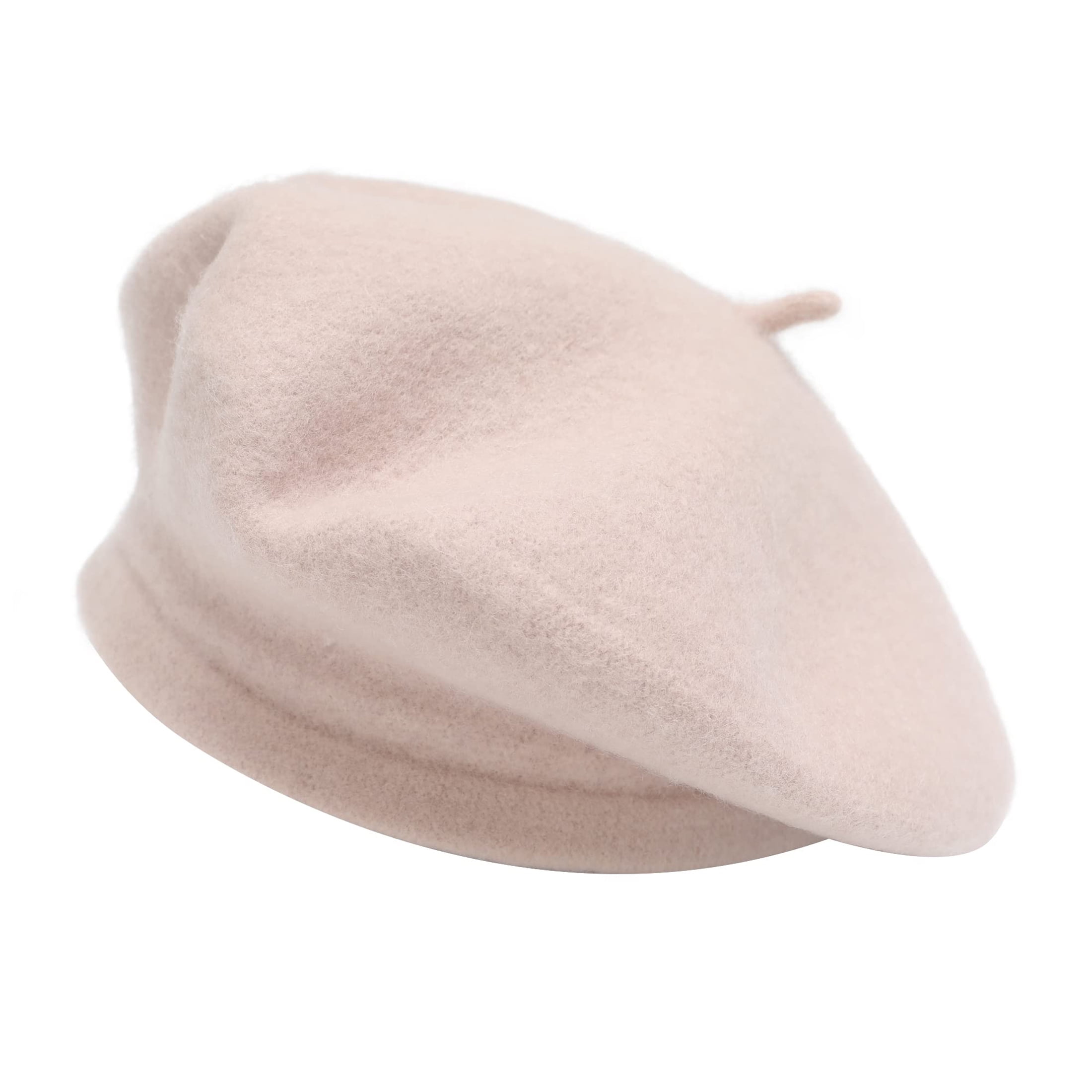 DLAPL Wool Beret Hat for Women Girls Solid Color Classic French Style ...