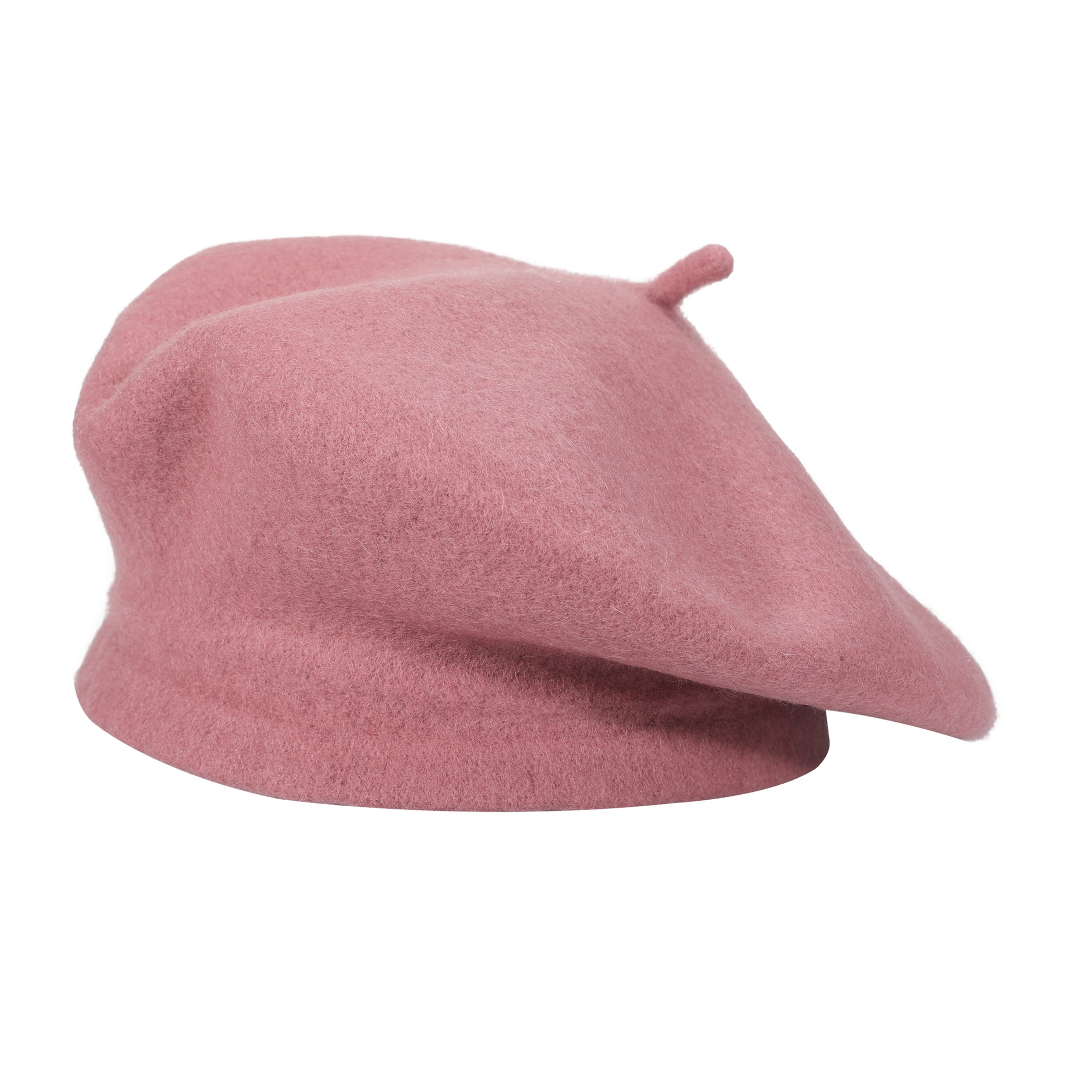DLAPL Wool Beret Hat for Women Girls Solid Color Classic French Style ...