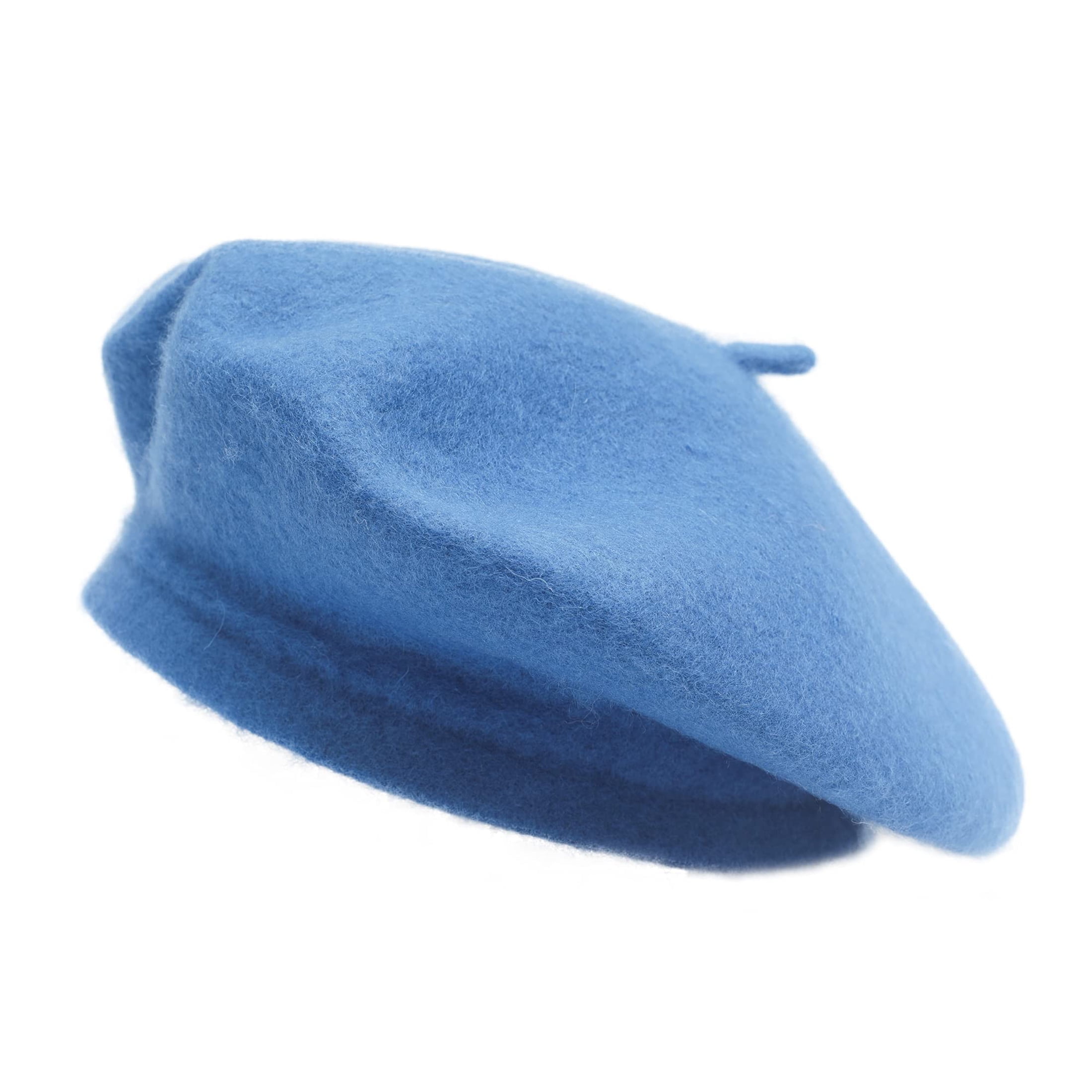 DLAPL Wool Beret Hat for Women Girls Solid Color Classic French Style ...