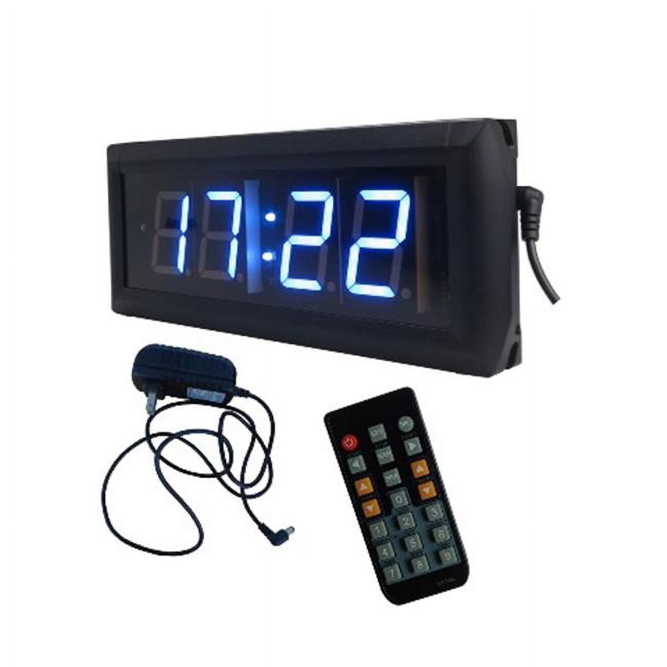 DLC IN4T1.8B 1.8 in. 4 Digits LED Digital Clock, Blue - Walmart.com