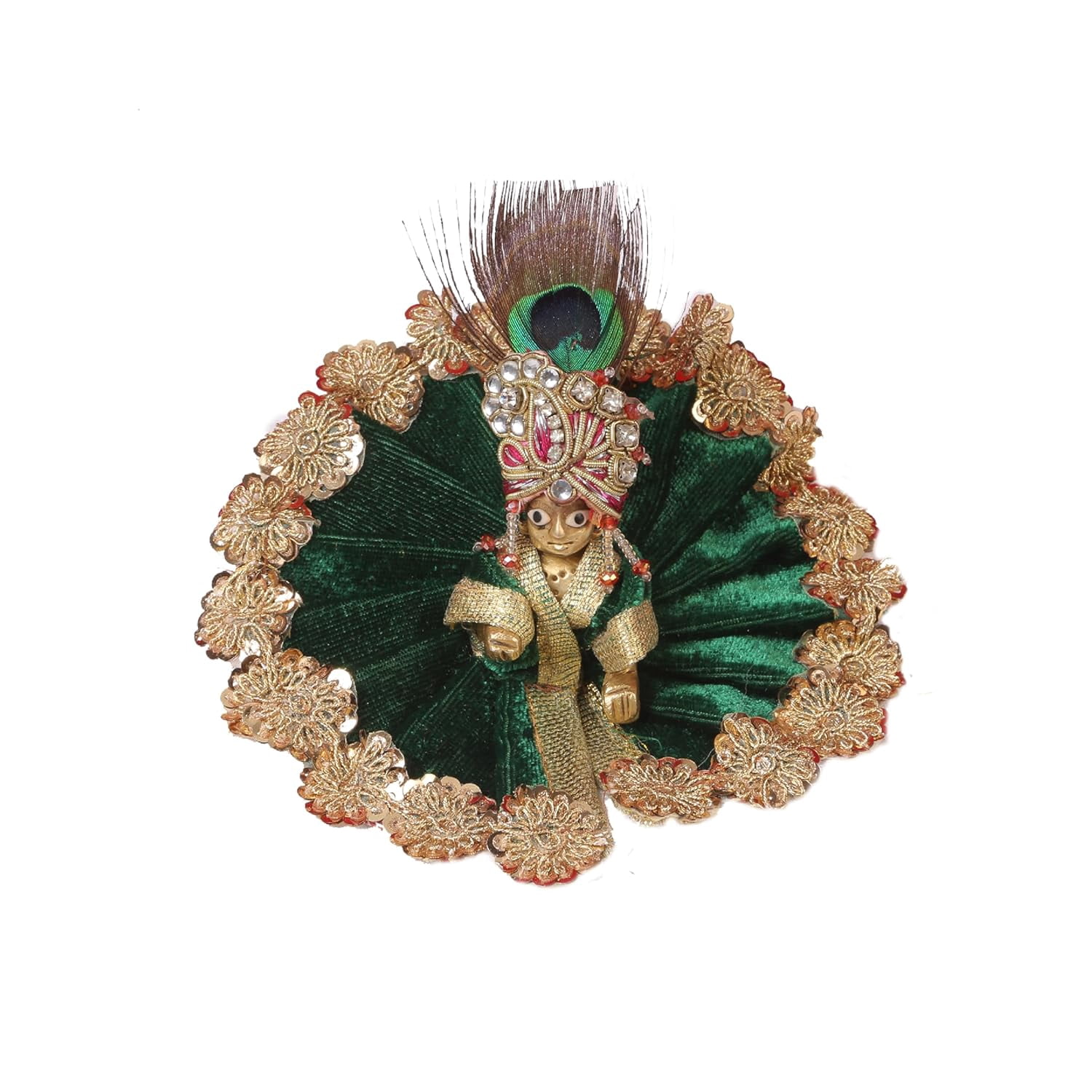 DLC Laddu Gopal Ji Dress Designer Velvet Janamashtami Dress for Thakur ...