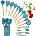Dld Silicone Cooking Set 15 Piece Silicone Cooking Set Non Stick Heat