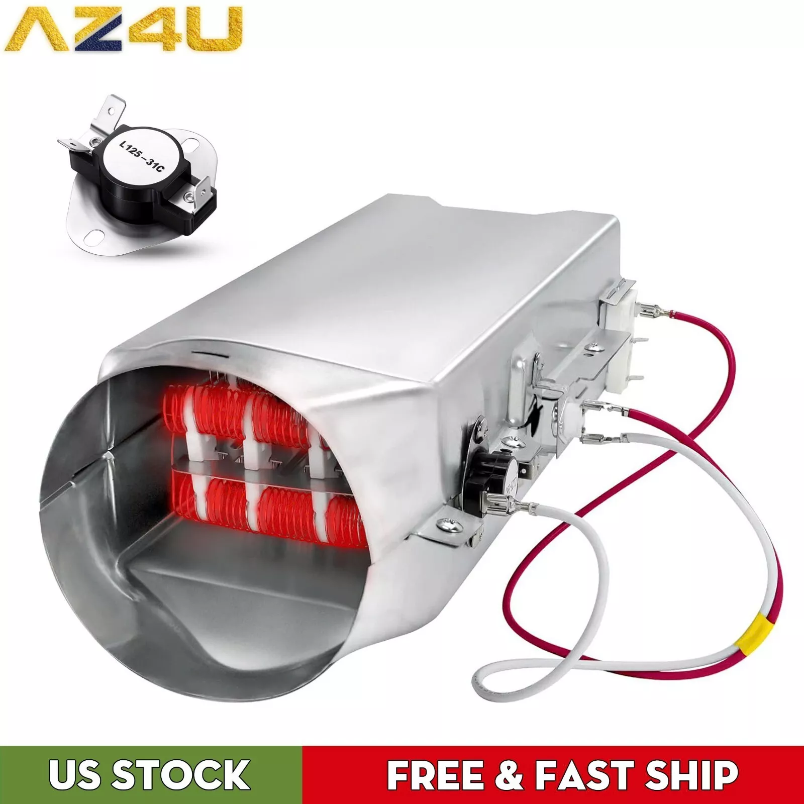 DLE2514W DLE2515S DLE3733D DLE3733W Dryer Heating Element for LG Dryer ...