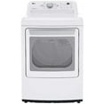 DLE7150W 27 Inch Front Load Electric Dryer with Accurate Drying ...
