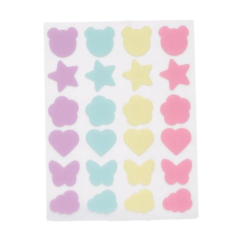 DLHP 1 Bag 24 Grains Purple Yellow Yellow Powder Bear Star Flower Heart ...