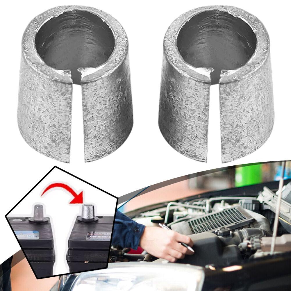 DLHP 2pcs Car Battery Terminal ConvertersPost Adaptor Sleeves Positive ...