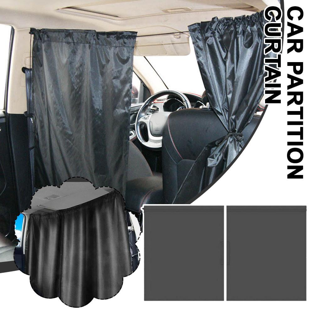 DLHP 2pcsset Taxi Car Isolation Curtain Partition Sun Shade Privacy ...