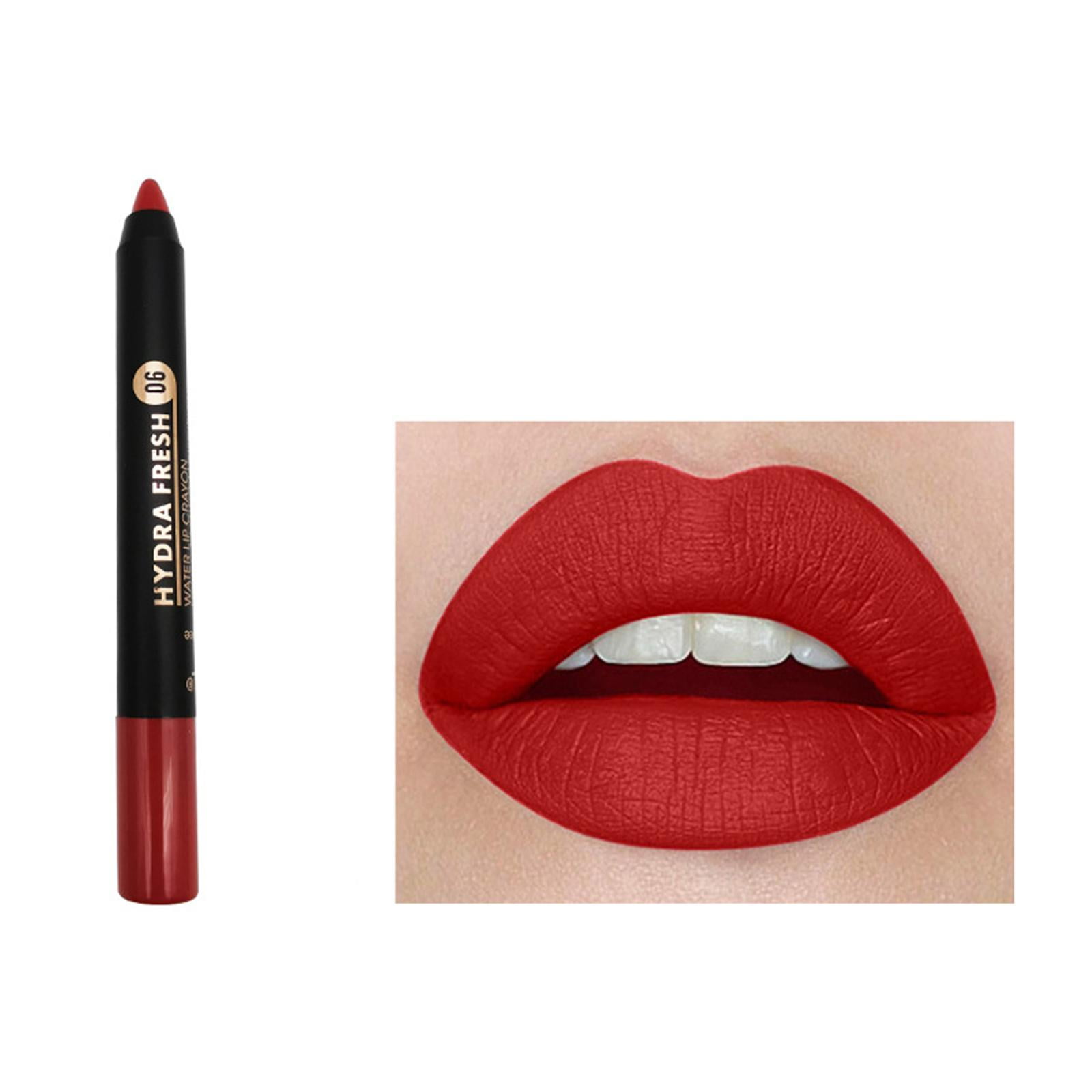 DLHP 6#Classical Red European Beautiful Color System 丝绒哑光雾面新權口红笢笔 Lips ...