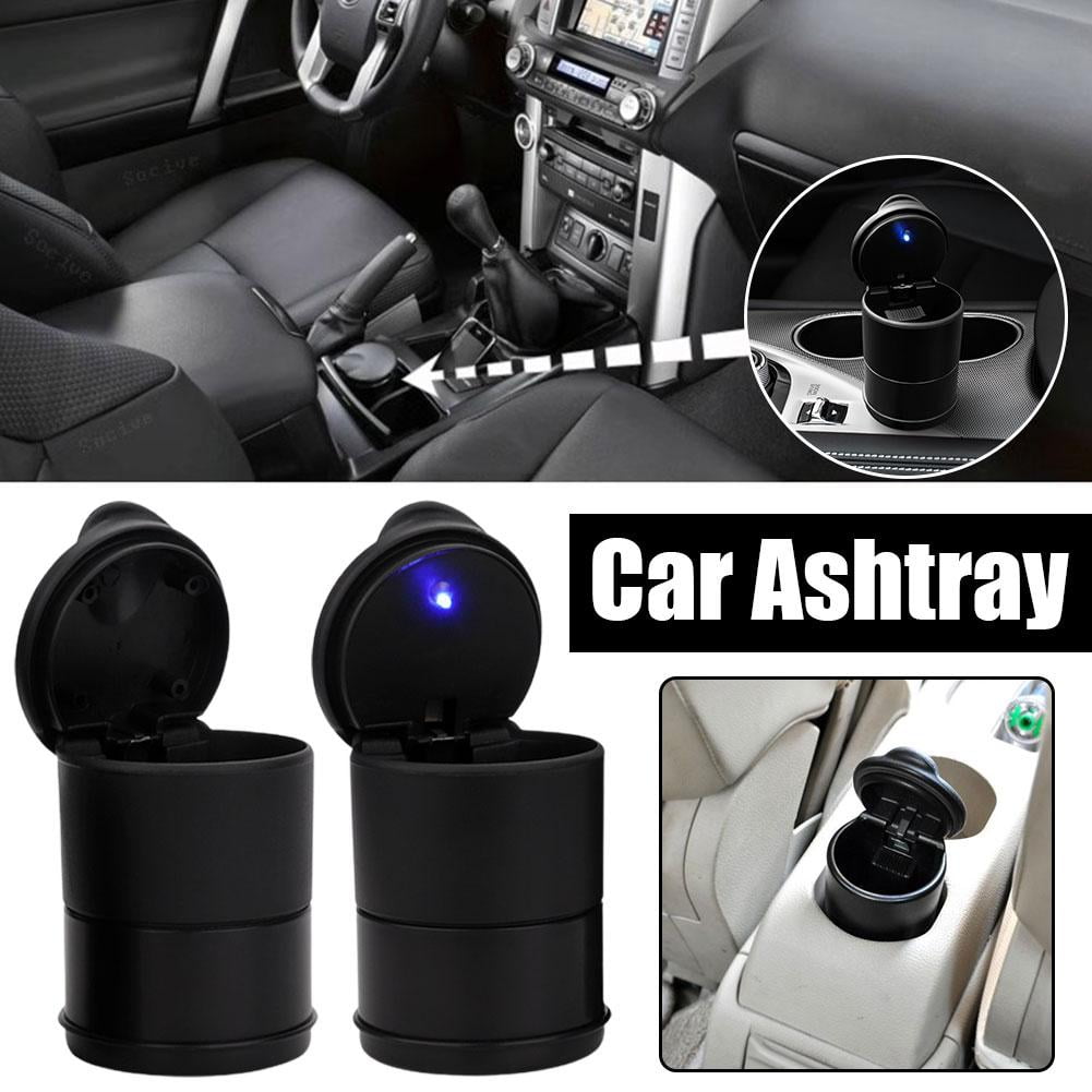 DLHP Car Ashtray with LidSmokeless Ashtray Mini Car Trash CanPortable ...