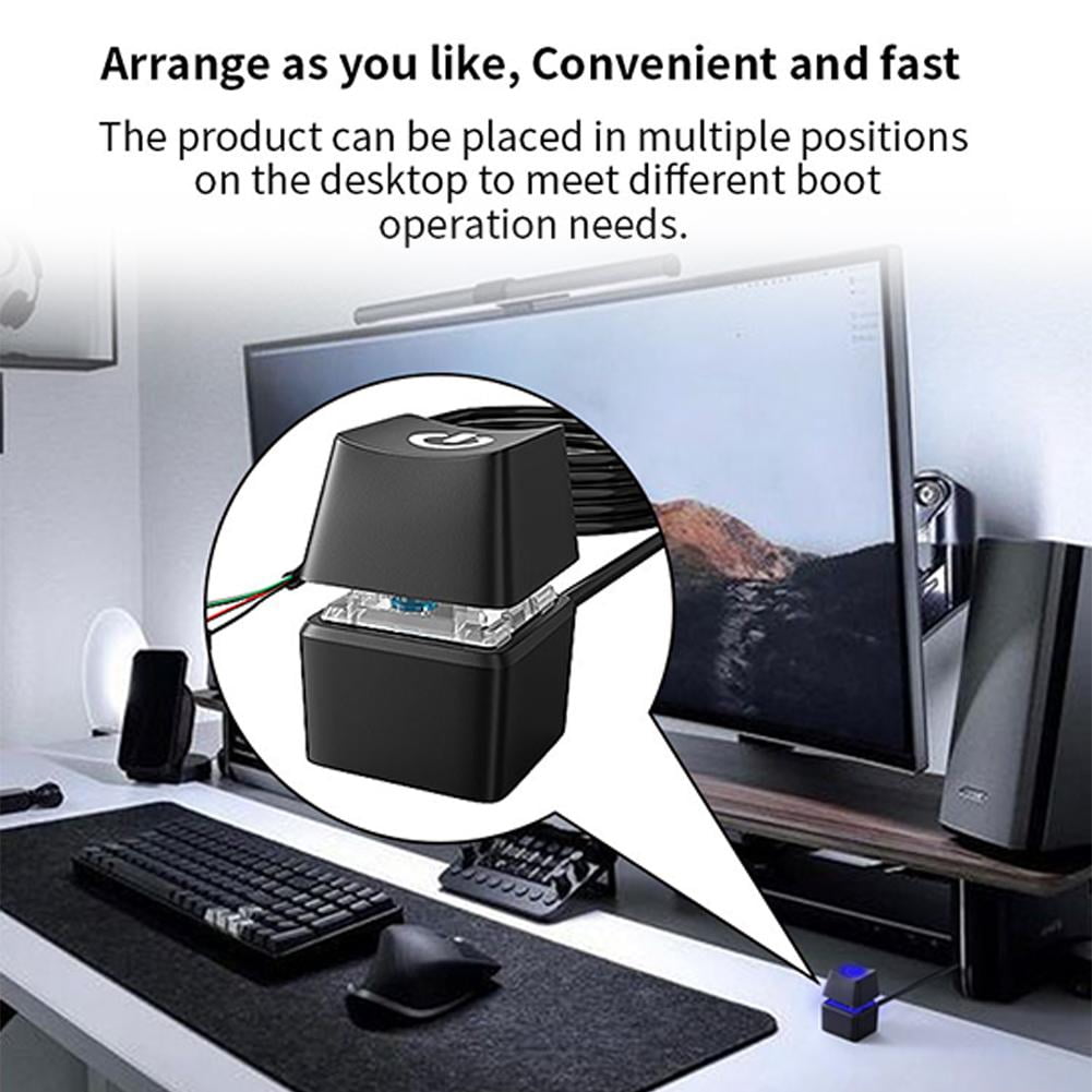 DLHP Computer Desktop Switch PC Motherboard External Start Power OnOff ...