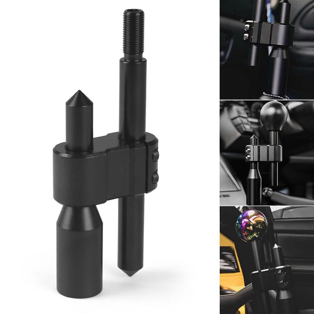 DLHP M12x125 H Type Car Shift Knob Extension Adjustable Extension Black ...