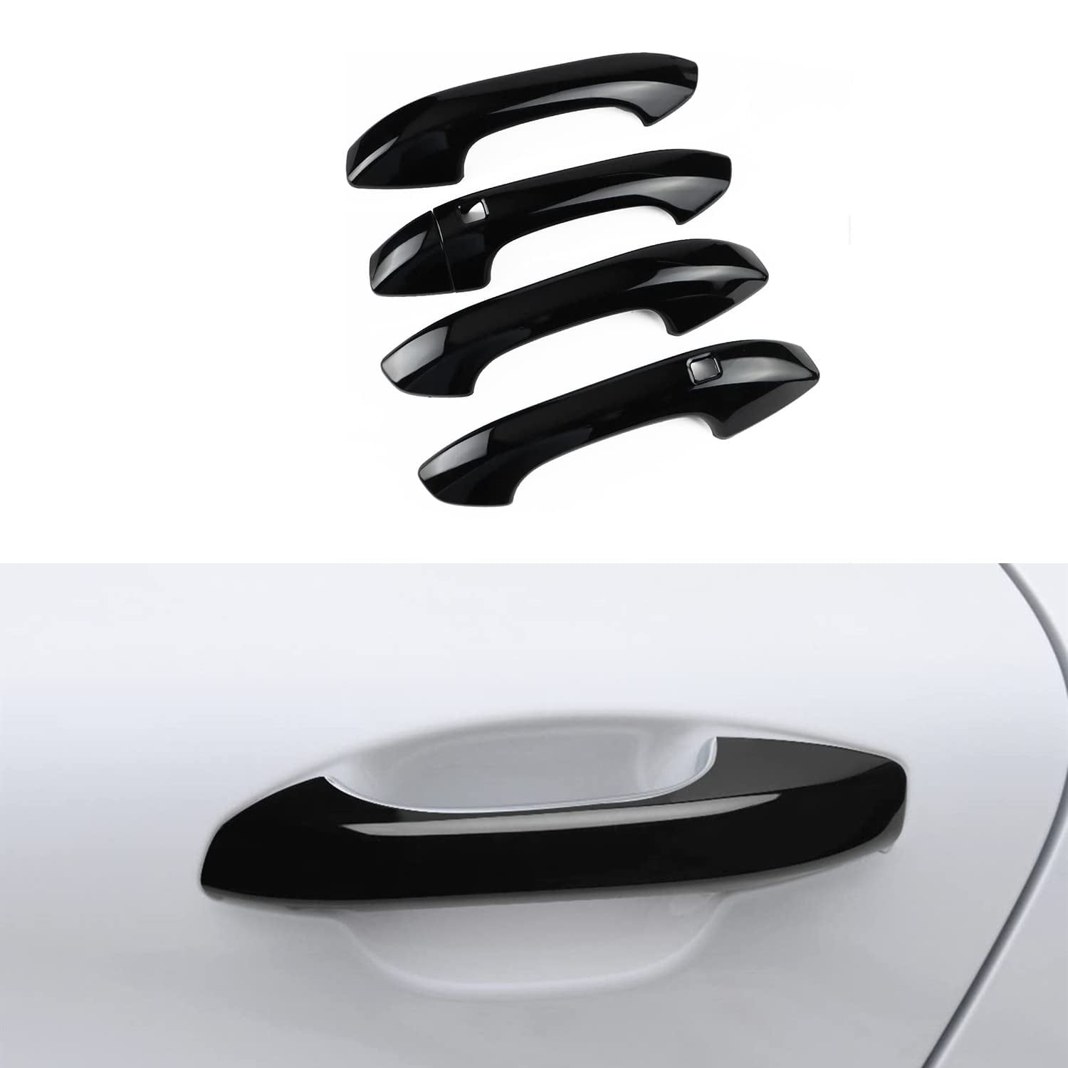 DLOVEG Car Exterior Door DHF10 Handle Cover Compatible for 2021 2022 ...