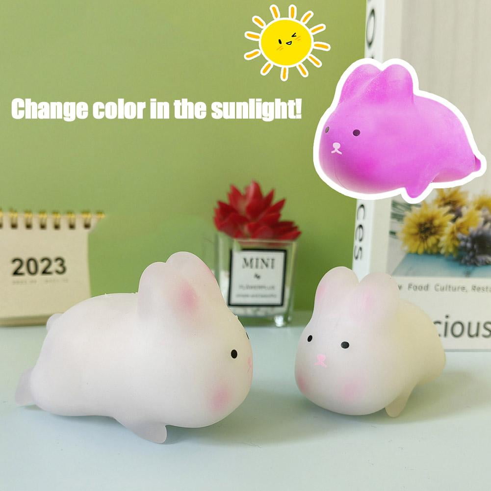 DLQT 1pcs Color Randomly Changing Jade Rabbit Changes Color When It ...