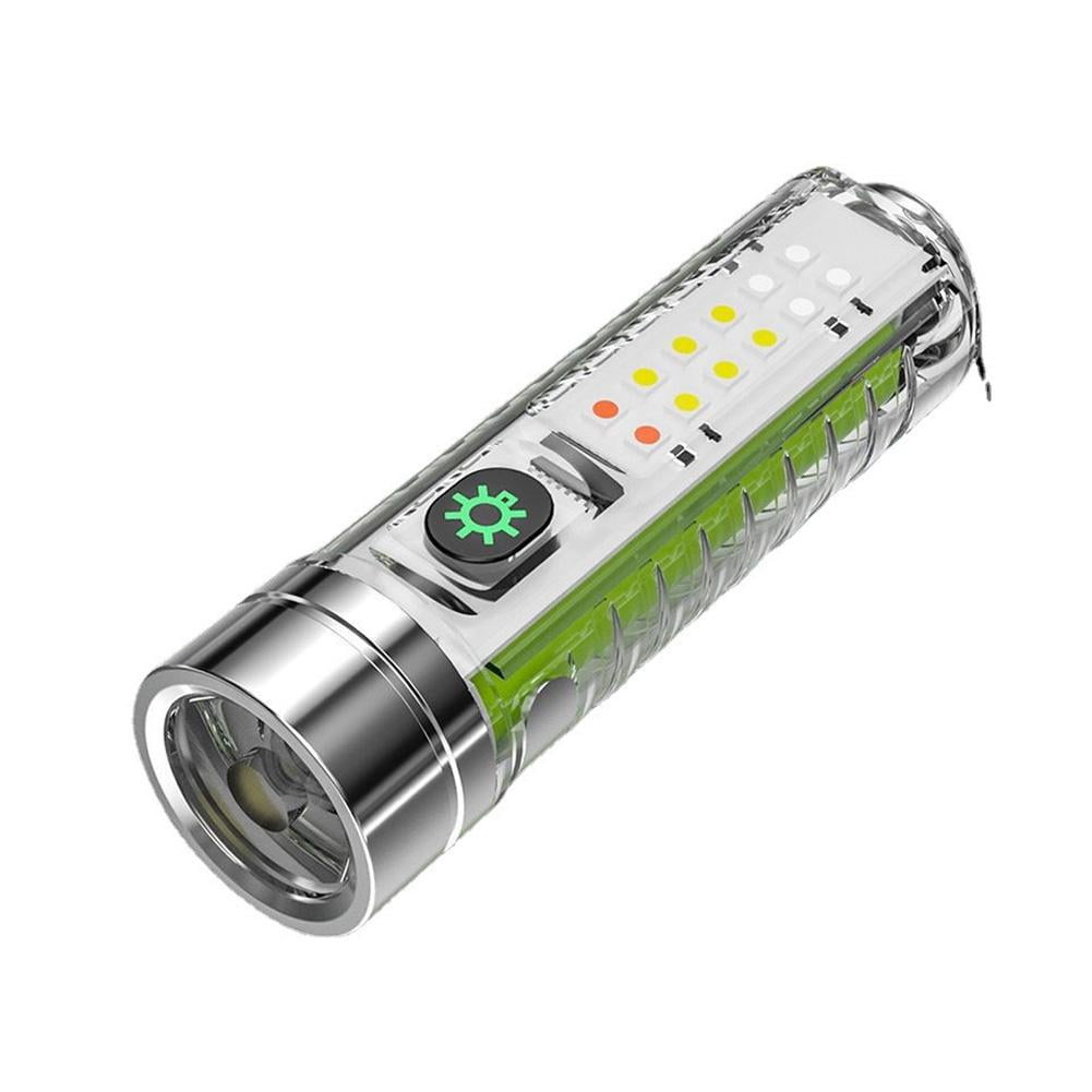 DLQT 520 White Laser Bright Flashlight Type-C Multi-Functional Red And ...