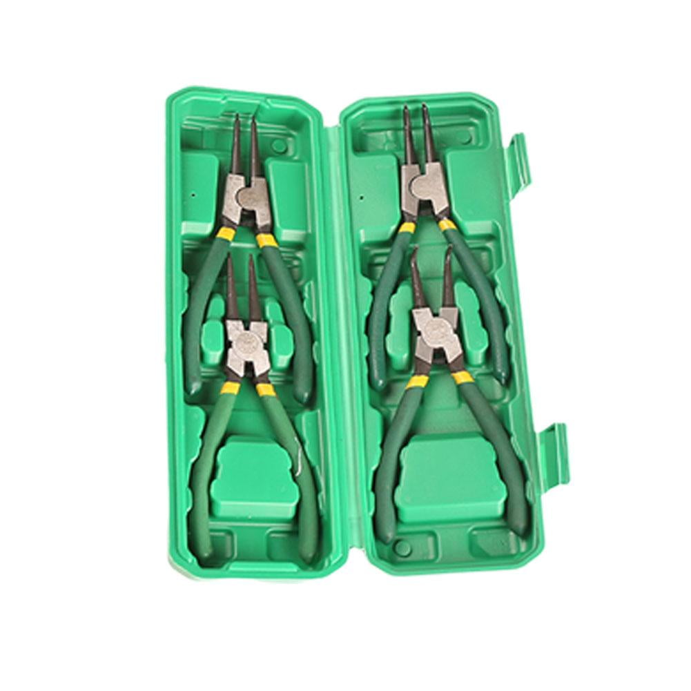 DLQT 7 Inch 7 Inch Yellow Pliers Set Tool Internal And External Dual ...