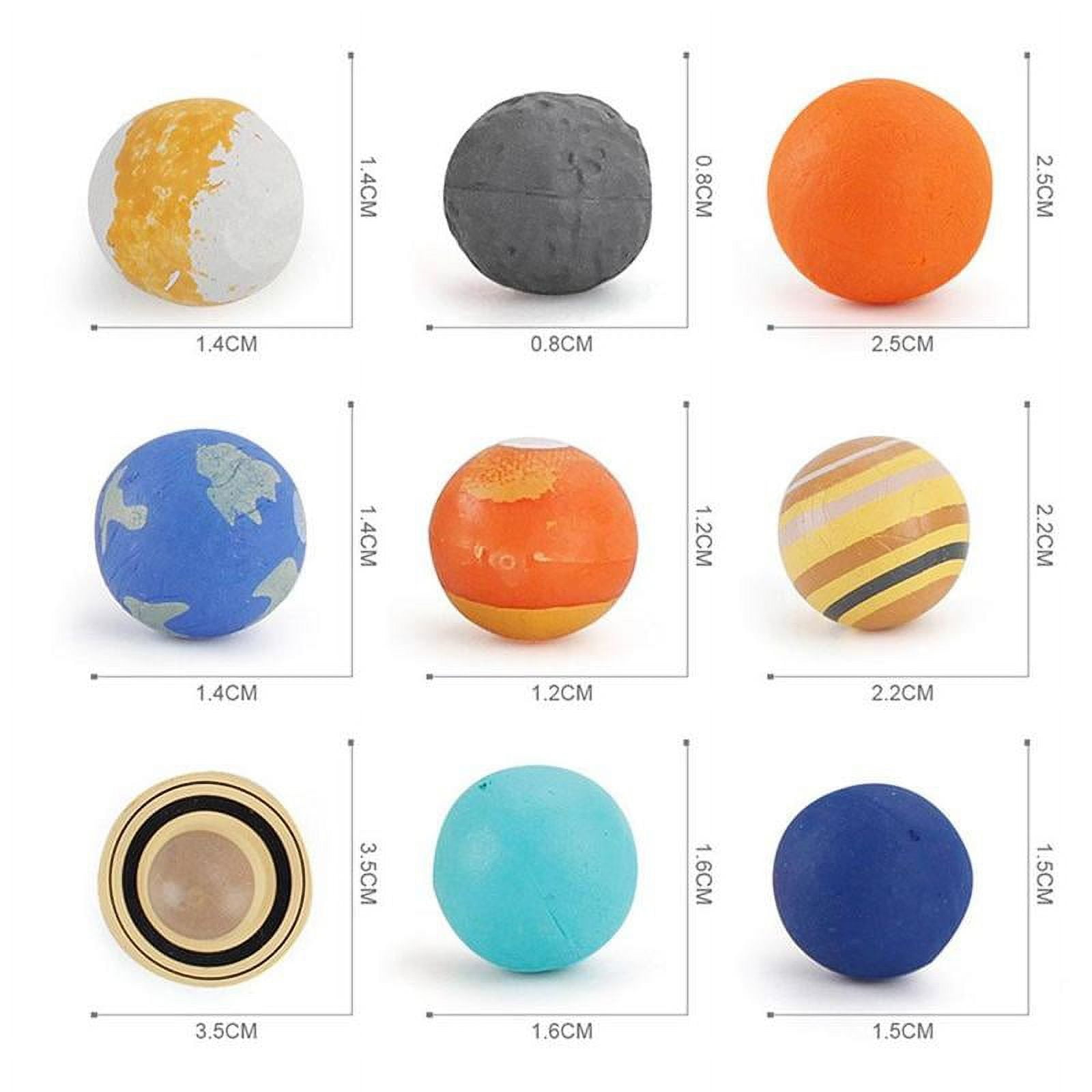 DLQT 9pcs Planet Model Universe Planet Model Milky Way Solar System ...