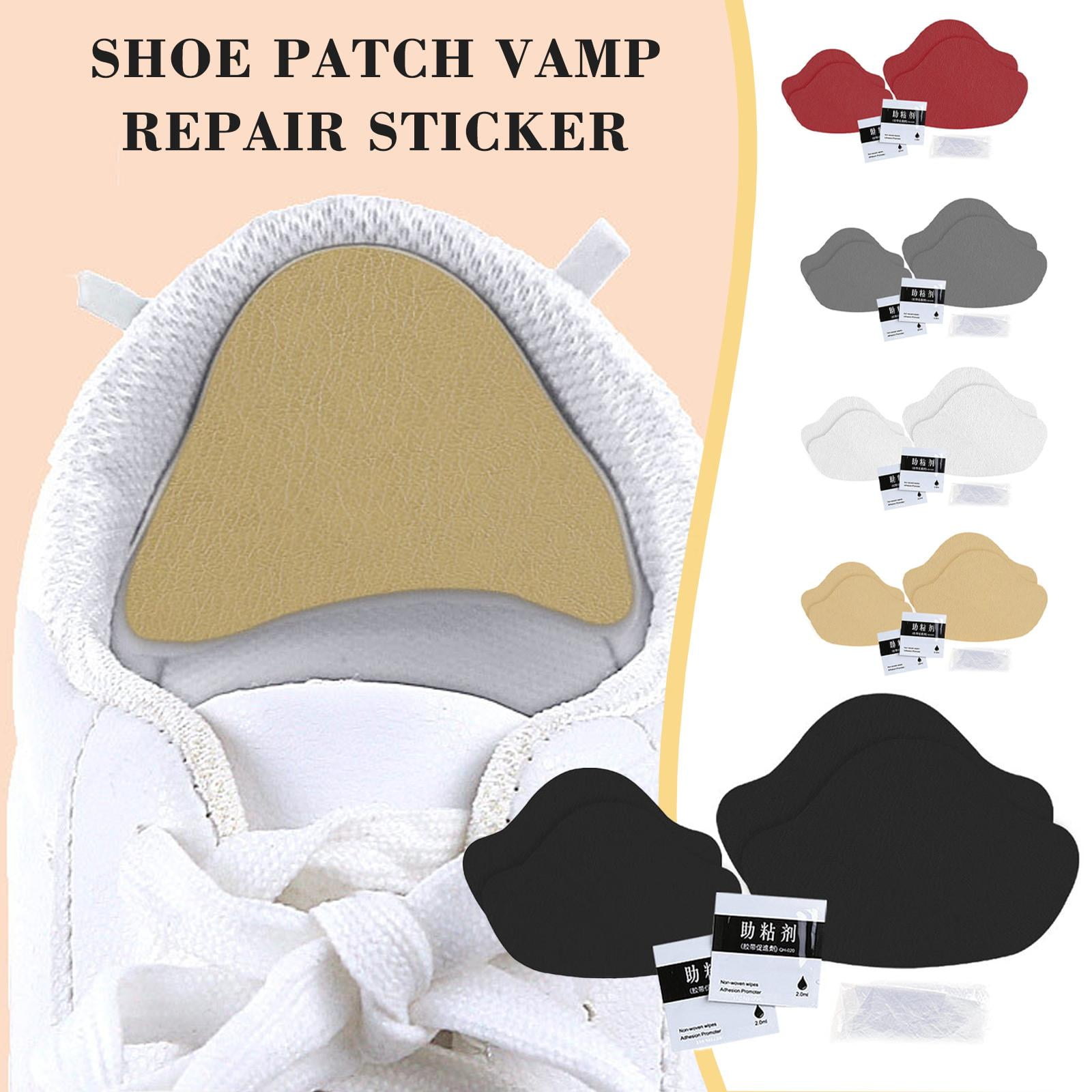 DLQT Beige Sports Shoe Heel Repair Patch Self-Adhesive Shoe Heel Worn ...