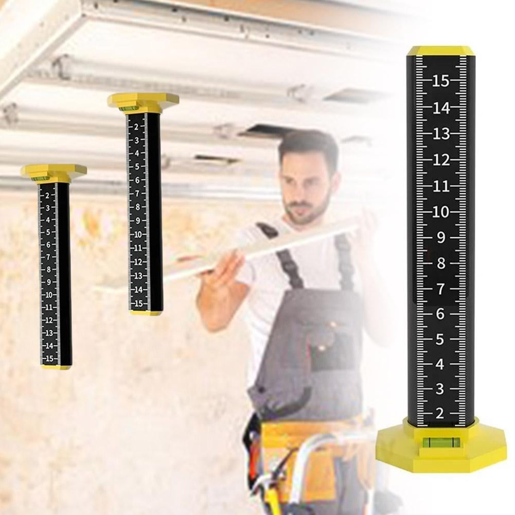 DLQT Black Magnetic New Type Of Equal Height Ruler For Laying Floor ...