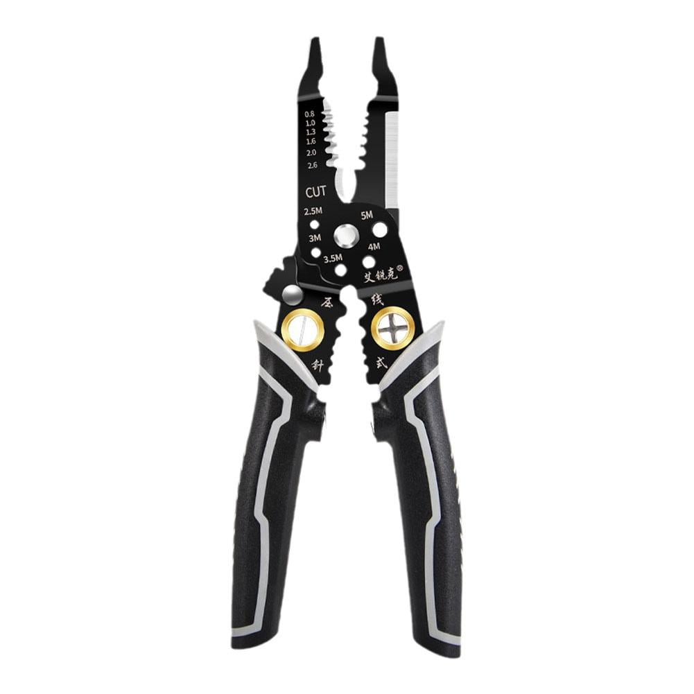DLQT Black Wire Breaking Multi-Function Wire Stripping Pliers Special ...