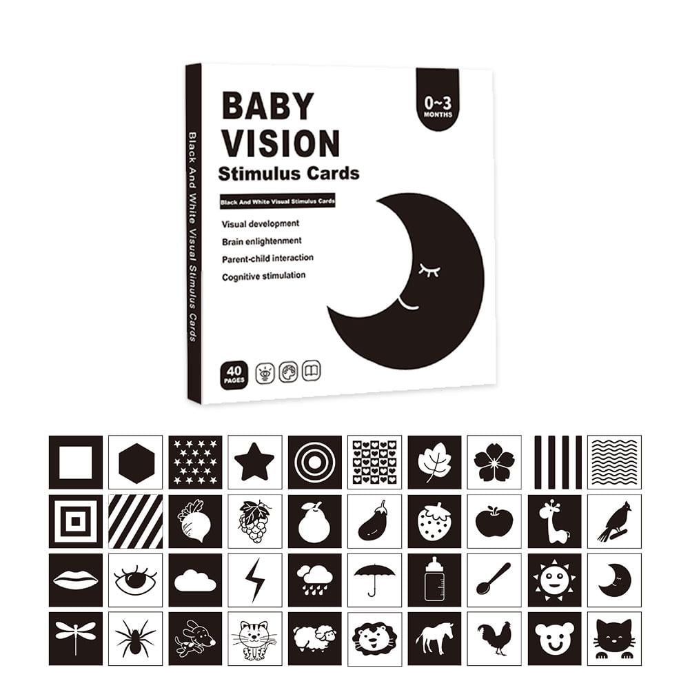 DLQT (English Version) Black And White Cards Early Childhood Education ...