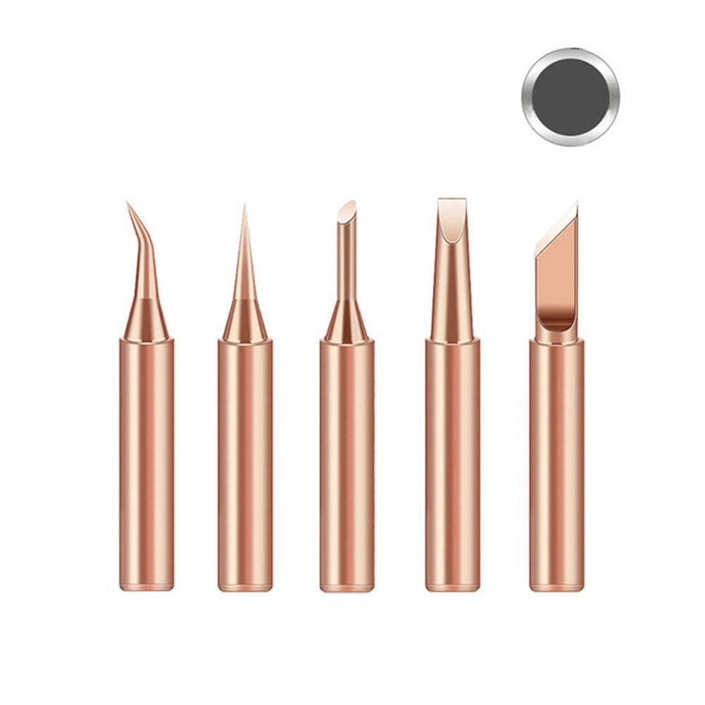 DLQT Mixed 5pcs Hot Selling 900m Soldering Iron Tip Set Lead-Free 936 ...