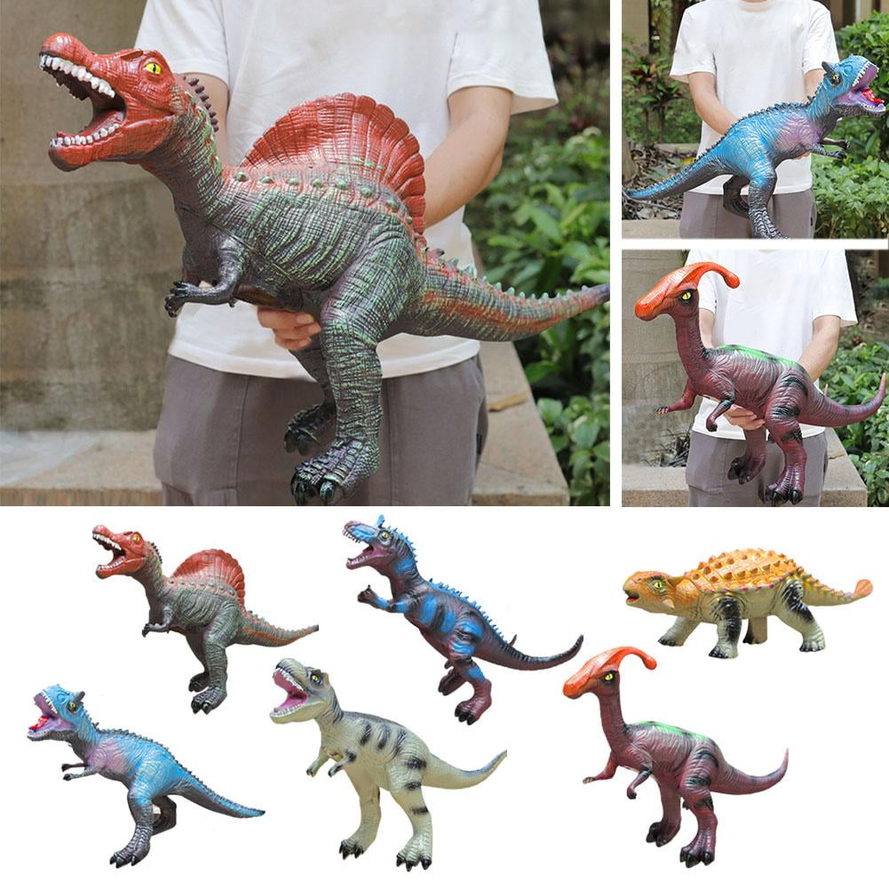 DLQT New 31cm Parasaurolophus Large Simulation Vinyl Triceratops ...