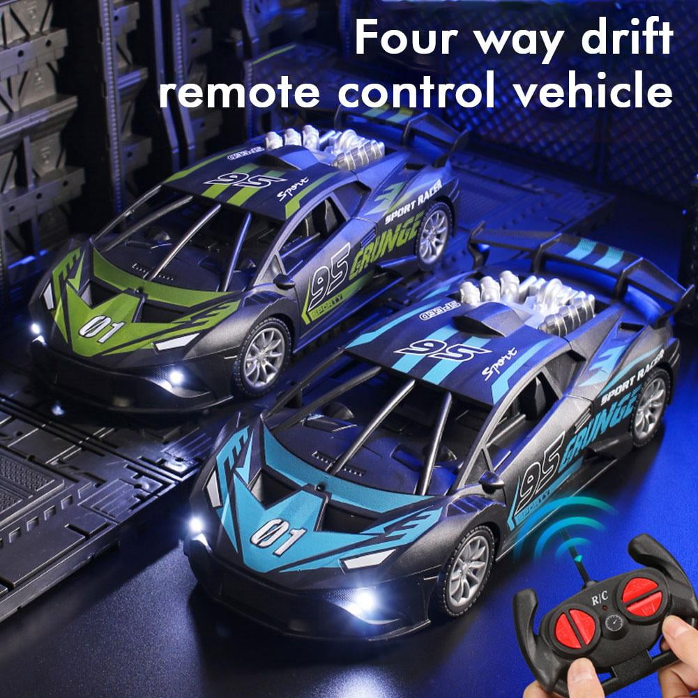 DLQT Orange Four-Way Remote Control Car Racing Remote Control Car ...