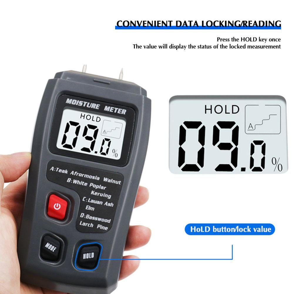 DLQT Orange Moisture Meter Without Battery Wood Moisture Tester ...