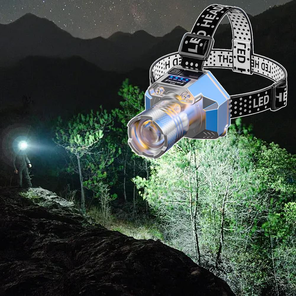 DLQT T-P35 Induction Headlamp (1800mah) Induction Headlamp Super Bright ...