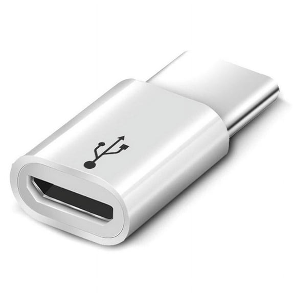 DLQT White Type-C Adapter Type-C To Micro Android Phone Adapter ...