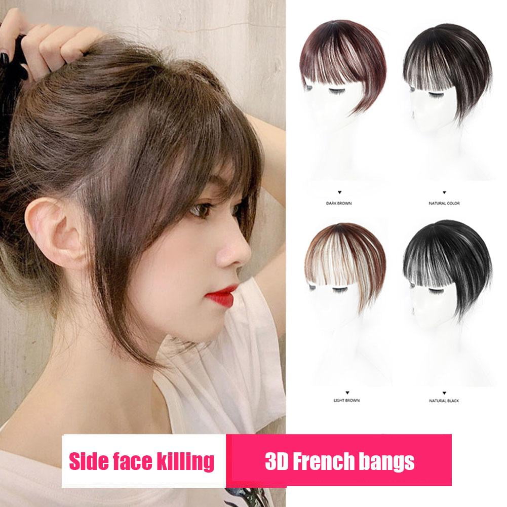 DLQT (Woven Chemical Fiber) Light Brown Wig Bangs Bangs Head ...