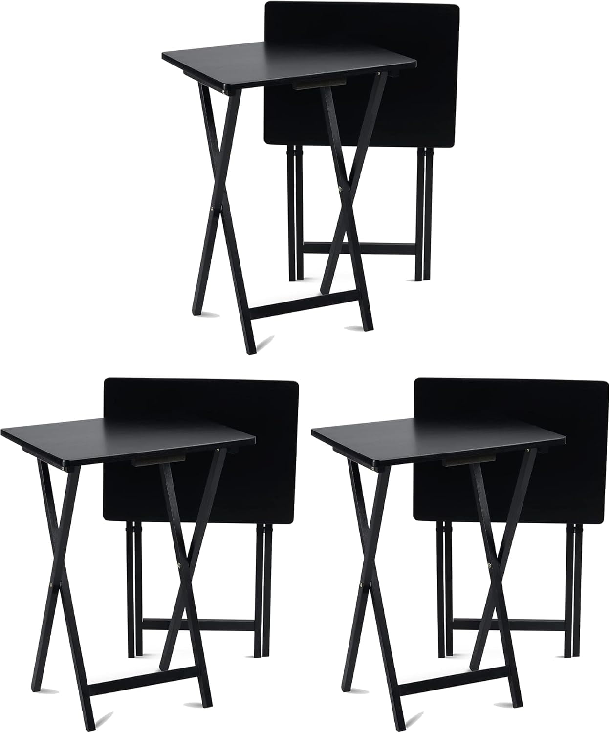 DLQZ Conventional Solid and Sturdy Wood Construction Portable Folding ...