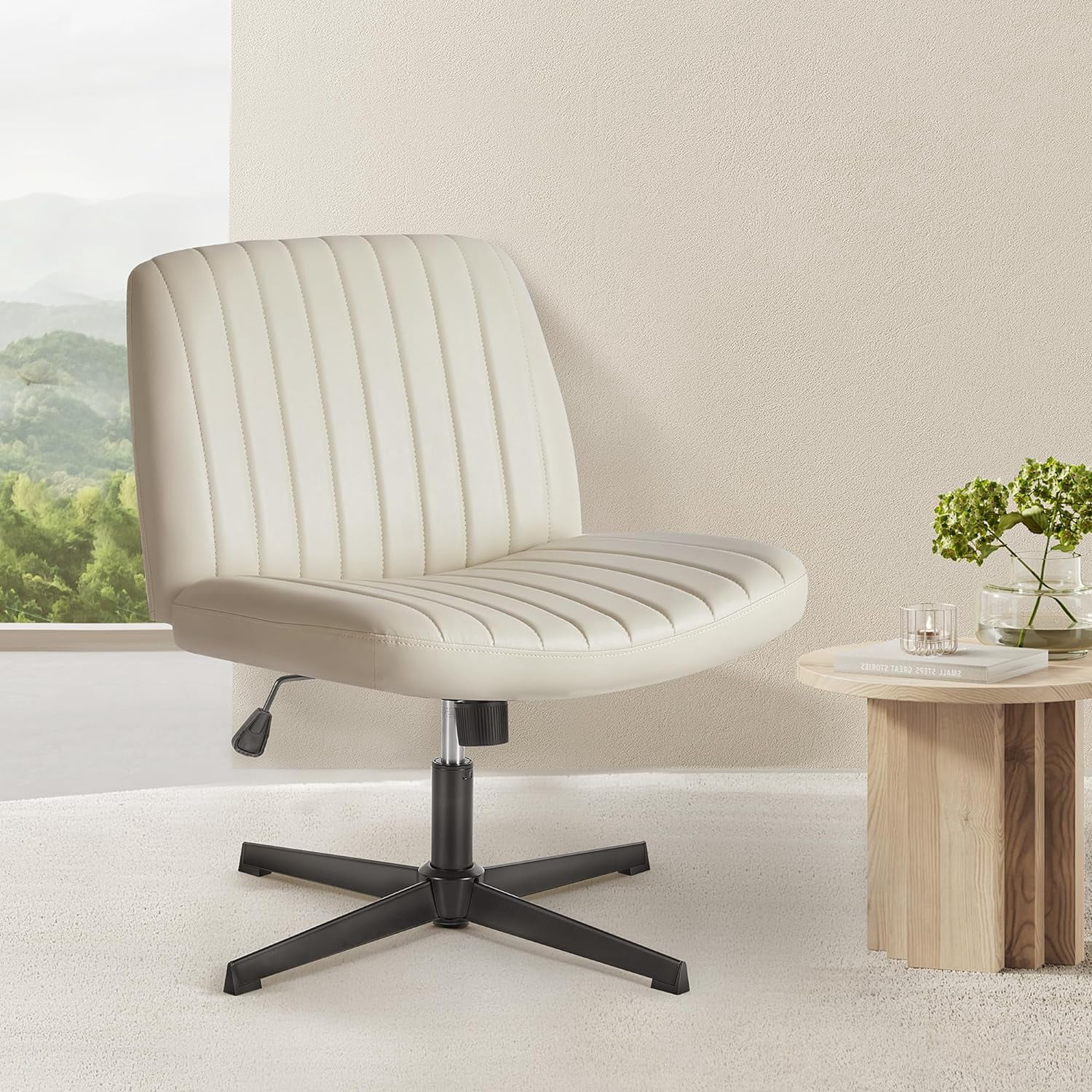 DLQZ Home Office Desk Chair, Computer Seat Height Adjustable, Swivel ...
