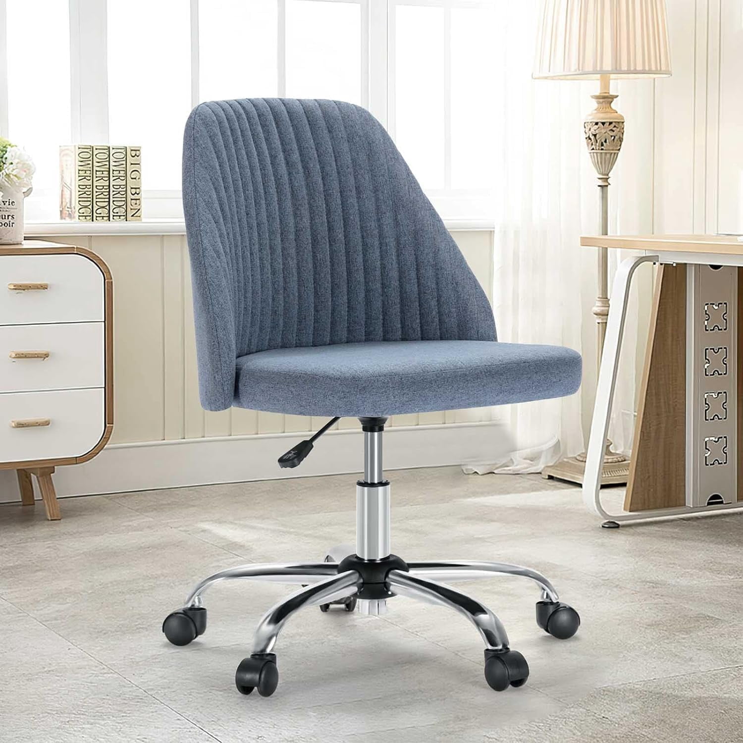 DLQZ Home Office Desk Chair, Computer Seat Height Adjustable, Swivel ...