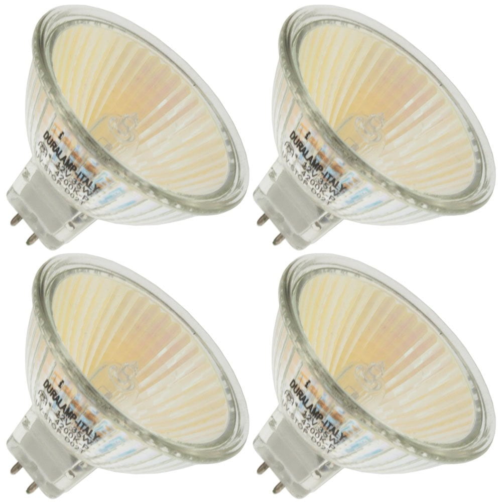 DLU LIGHTING FMW/CG/42K, 35 Watt, MR16, Bi-Pin (GX5.3) Base Light Bulb ...