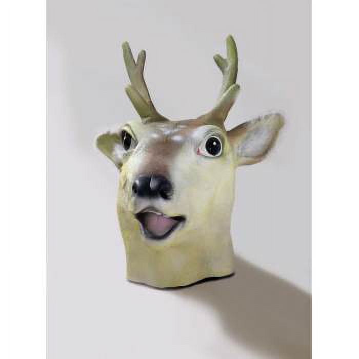 DLX LATEX ANIMAL MASK-DEER - Walmart.com