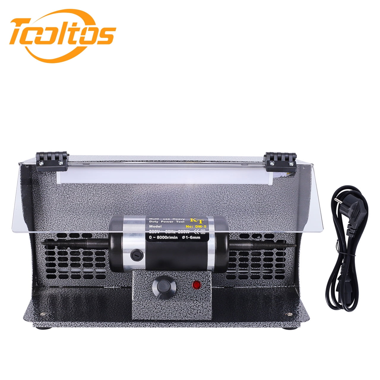 DM-5 200W Jewelry Buffing Machine with Light and Dust Collector -110V ...