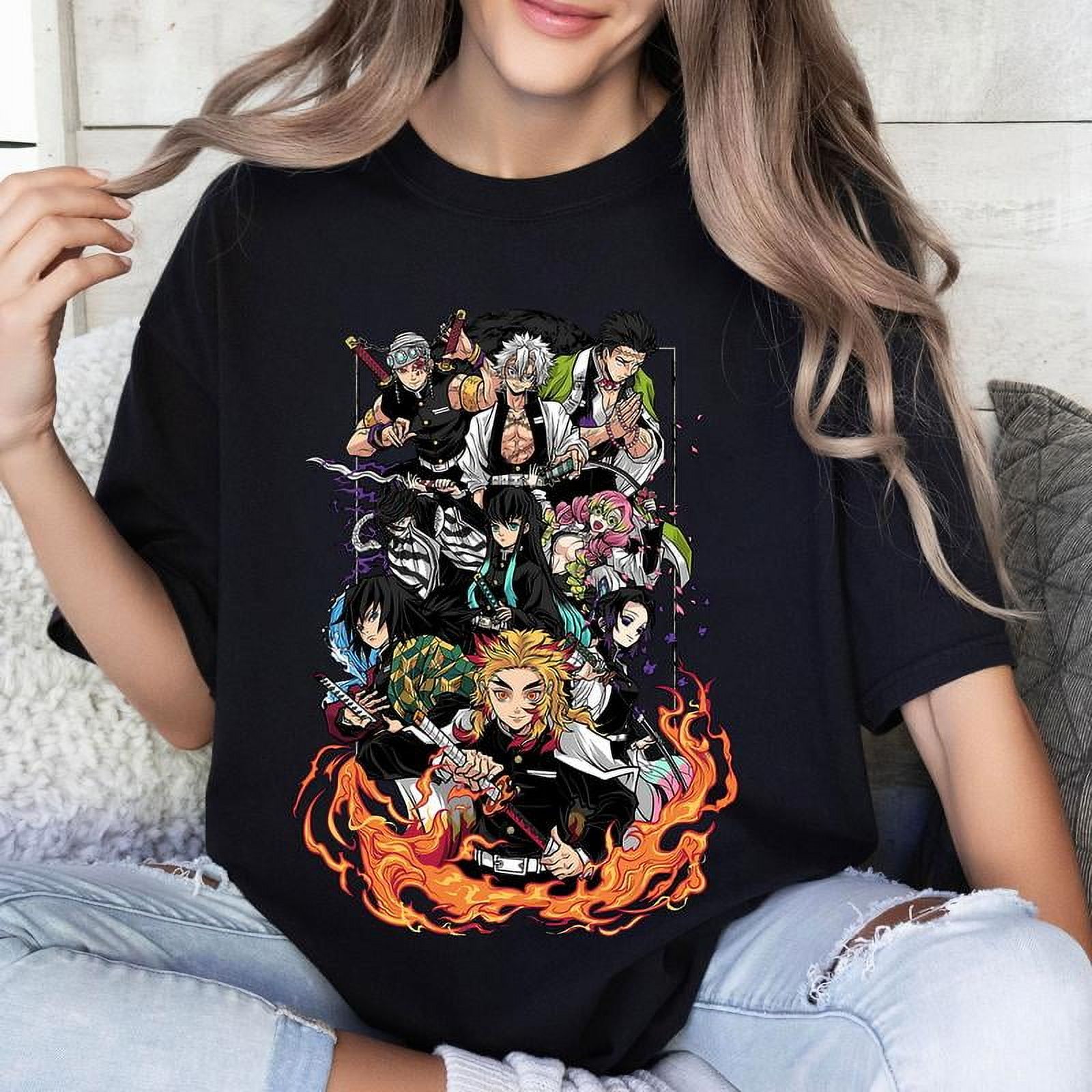 DM Hashira Characters Anime T Unisex Comfort Tee T Shirt, Color: Sand ...