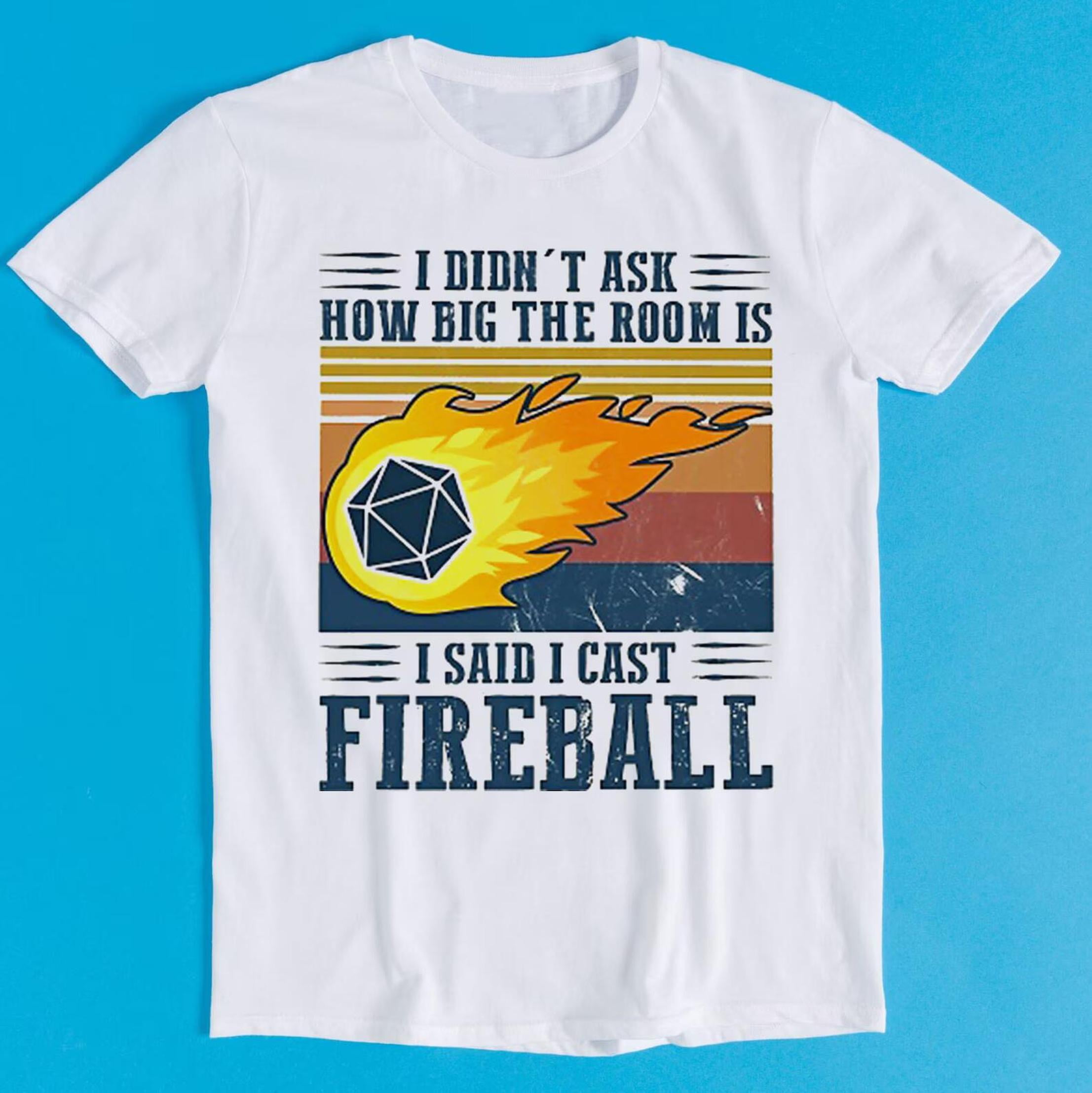 DM I Cast Fireball DND Dragon Dungeon Master Wizard Joke Shirt ...