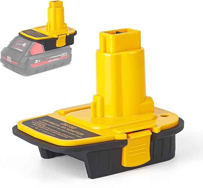 DM18D Converter for DeWalt 18v to 20v Battery Adapter,for Milwaukee M18 ...