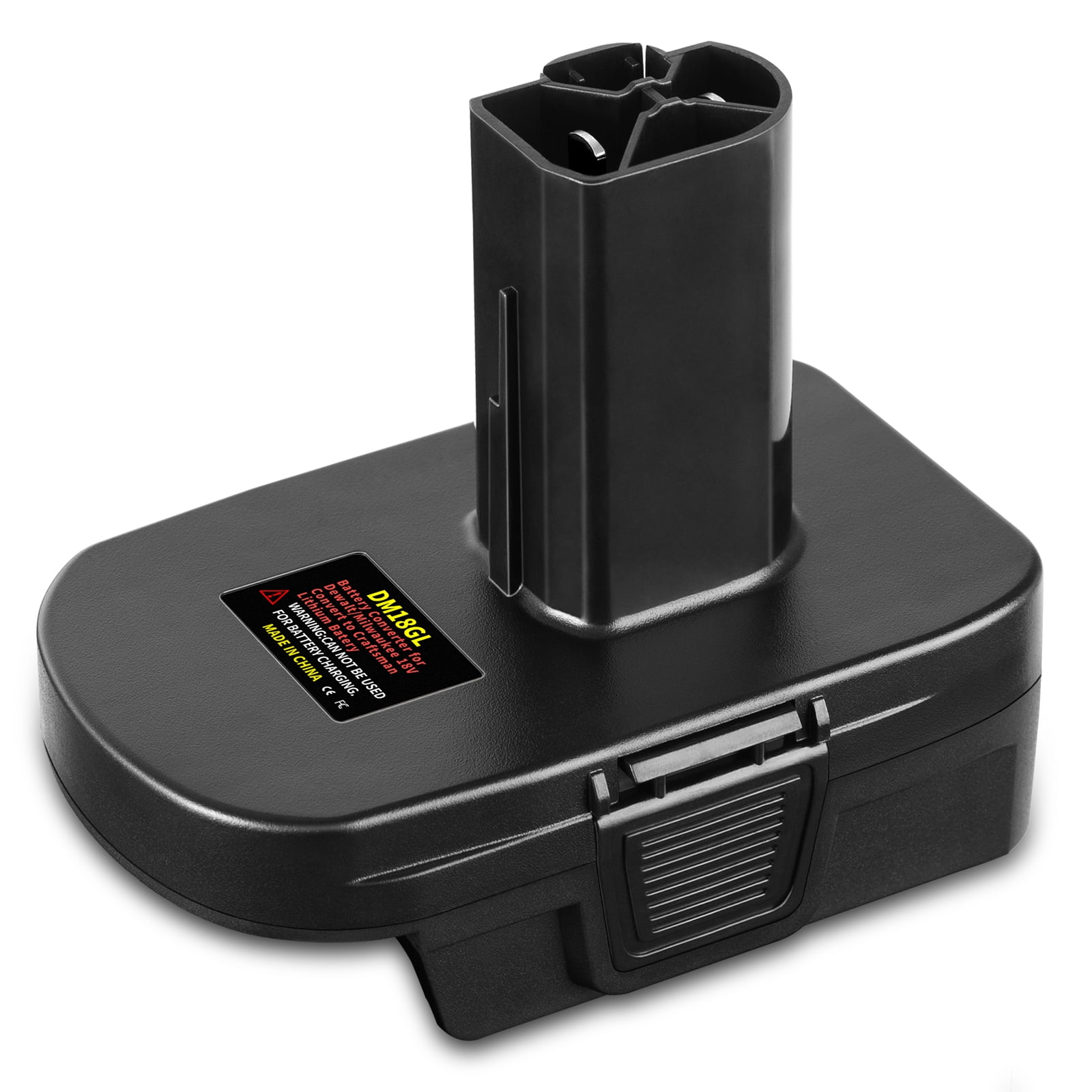 DM18GL Battery Adapter for Milwaukee 18V and for DeWalt 18V Lithium ...