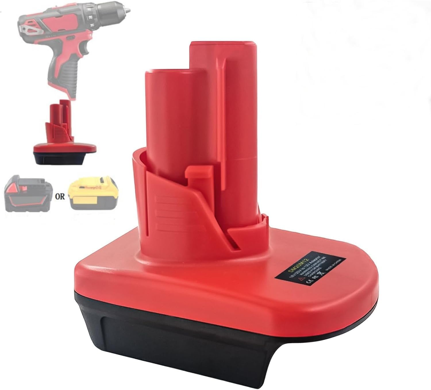 Milwaukee M18 Battery Adapter Milwaukee M18 To Black & Decker 18V ...