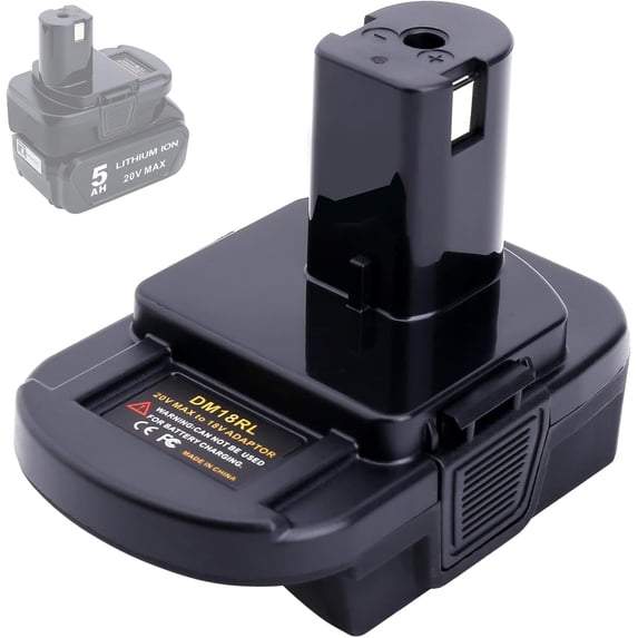 DM18RL Adapter Compatible with Ryobi 18V Tools, Adapter Compatible with ...
