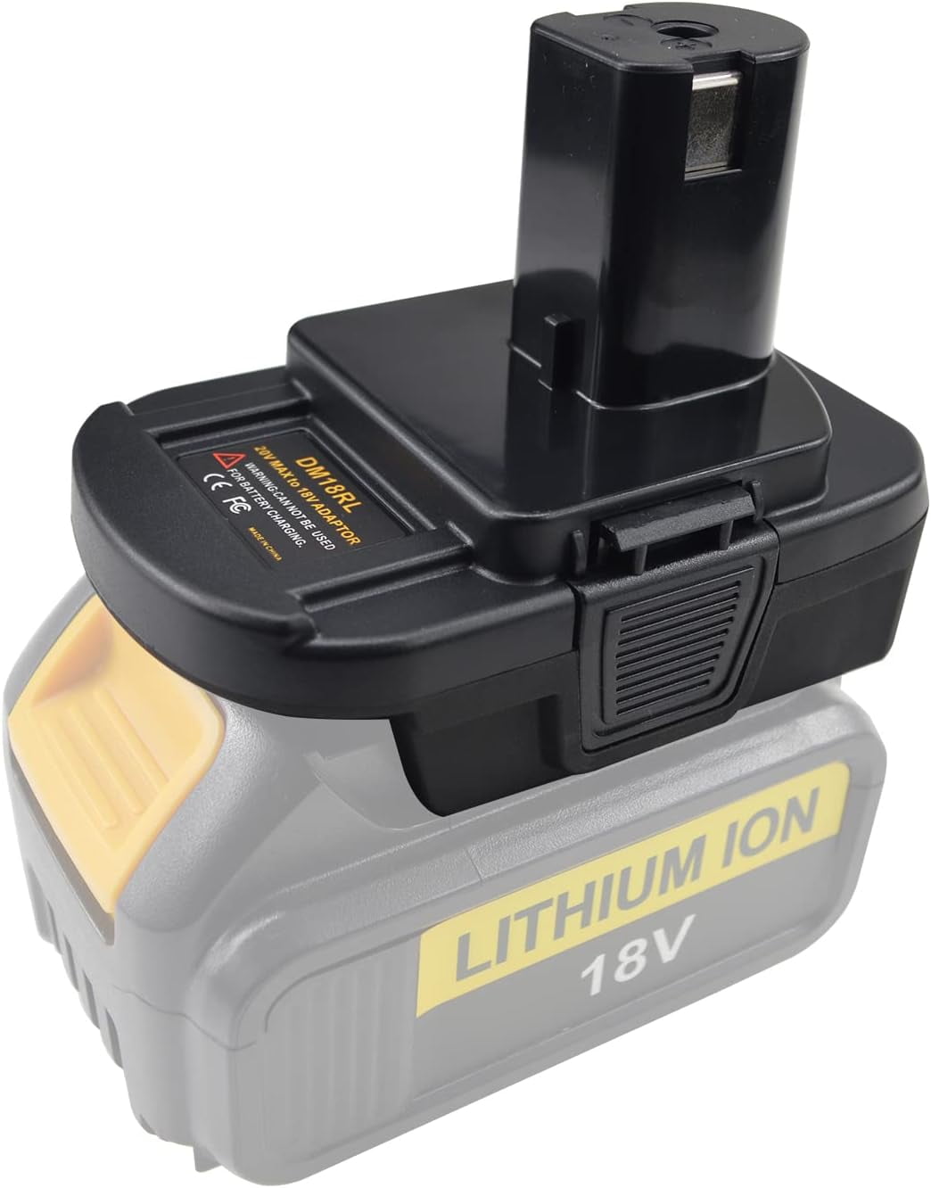 DM18RL Battery Adapter for Roybi 18V Tools, with USB for Milwaukee M18 ...